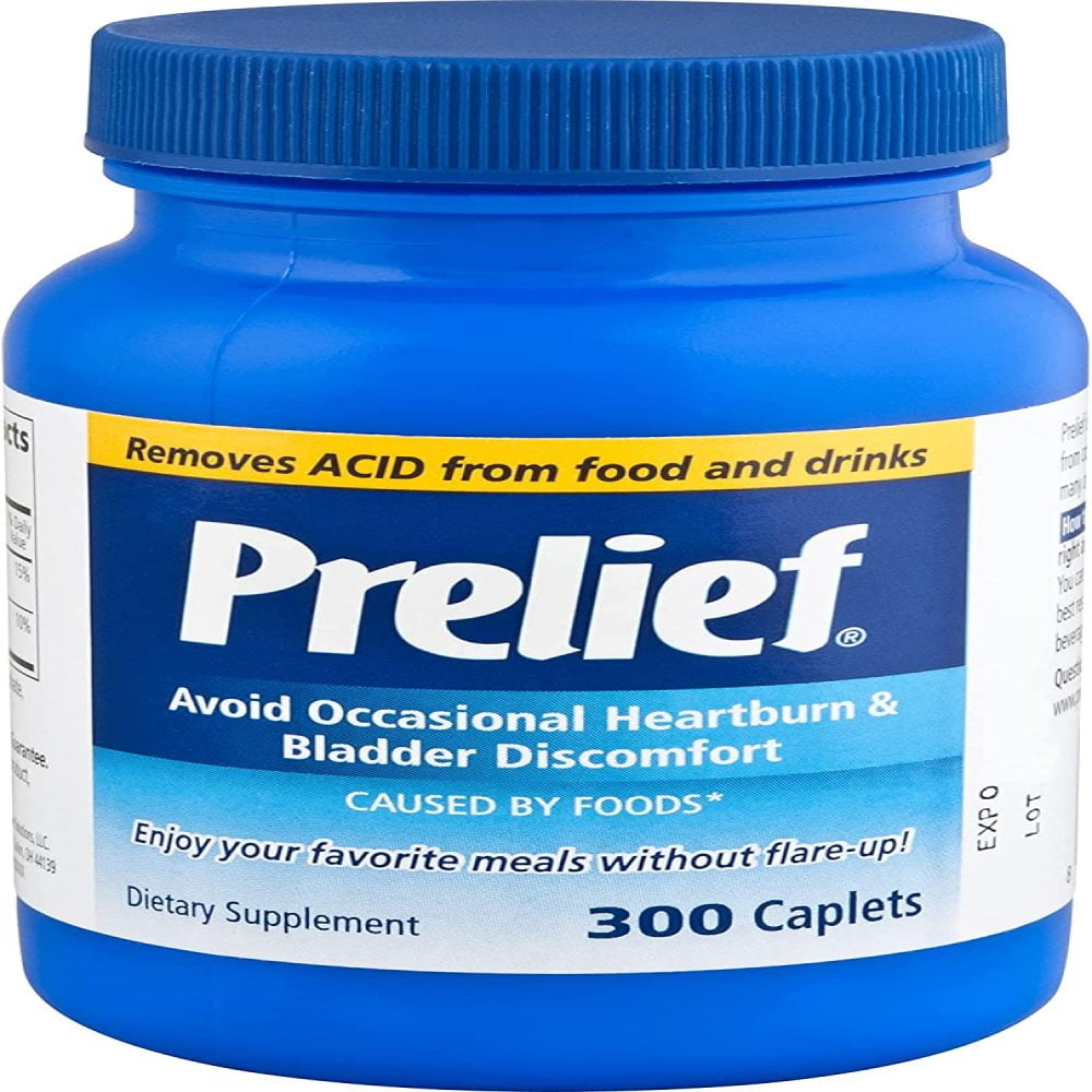 Prelief Acid Reducer Caplets Dietary Supplement, 300 Count - Walmart.com