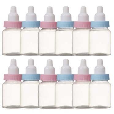 12Pcs Candy Chocolate Bottles Box For Girl Boy Baby Shower Party Favors ...