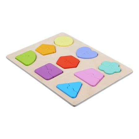 Shape Puzzle Games Toys Montessori Shape Sorting Puzzle Toddler ...