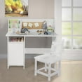 REDCAMP Wooden Study Desk for Children with Chair, White - Walmart.com