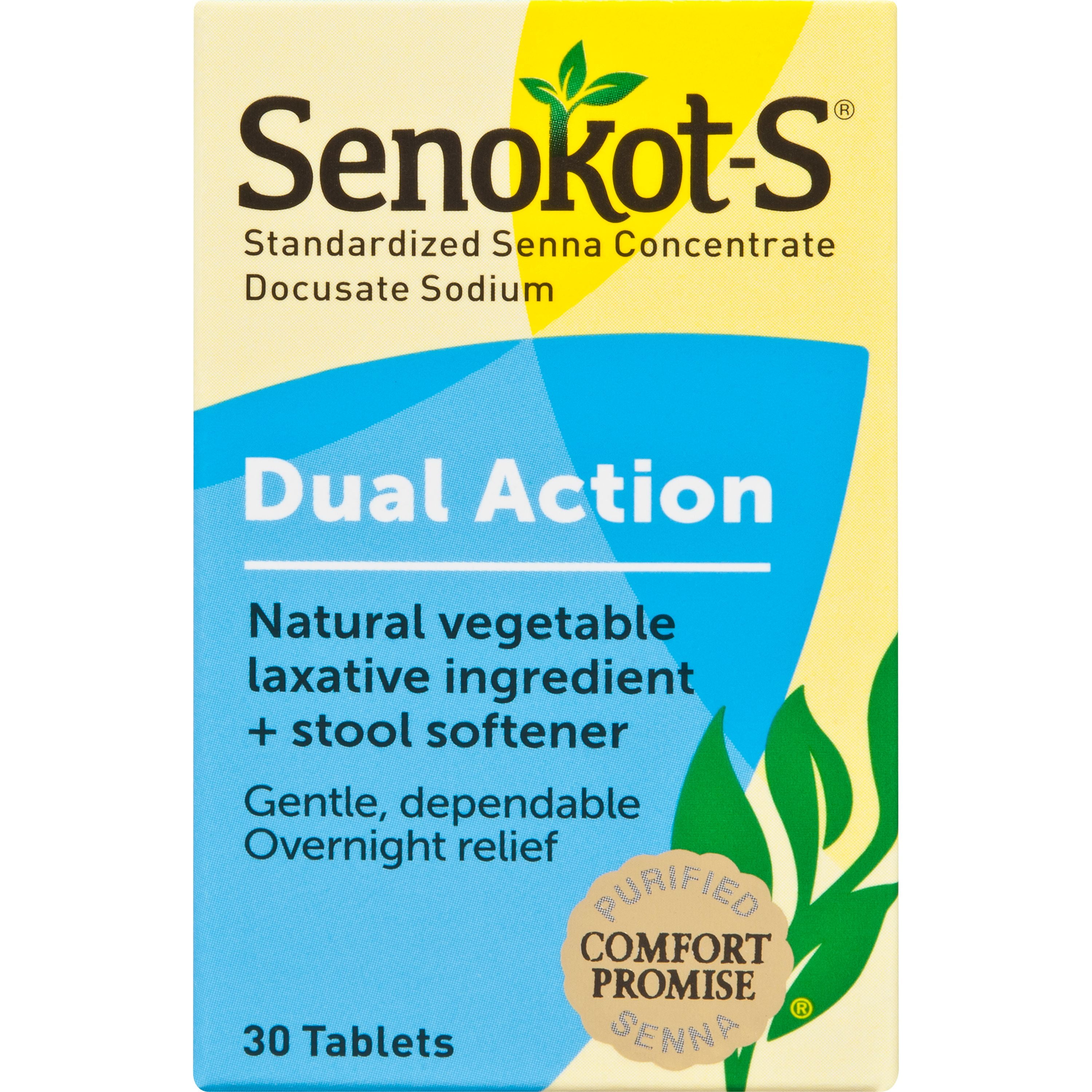 Senokot-S® Dual Action Standardized Senna Concentrate, Docusate Sodium ...