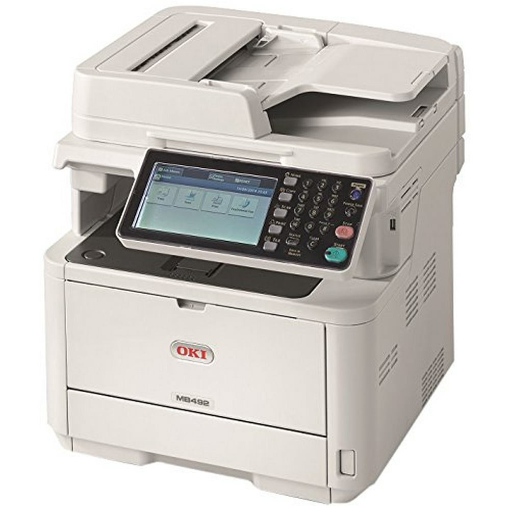 Oki Data MB492 Monochrome MFP Printer with Scanner, Copier and Fax - Walmart.com - Walmart.com