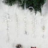 GuassLee 18pcs Christmas Tree Decoration Crystal Ornaments Hanging ...