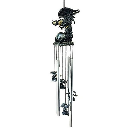 Armored Battle Dragon Crystal Sphere Resonant Relaxing Wind Chime ...