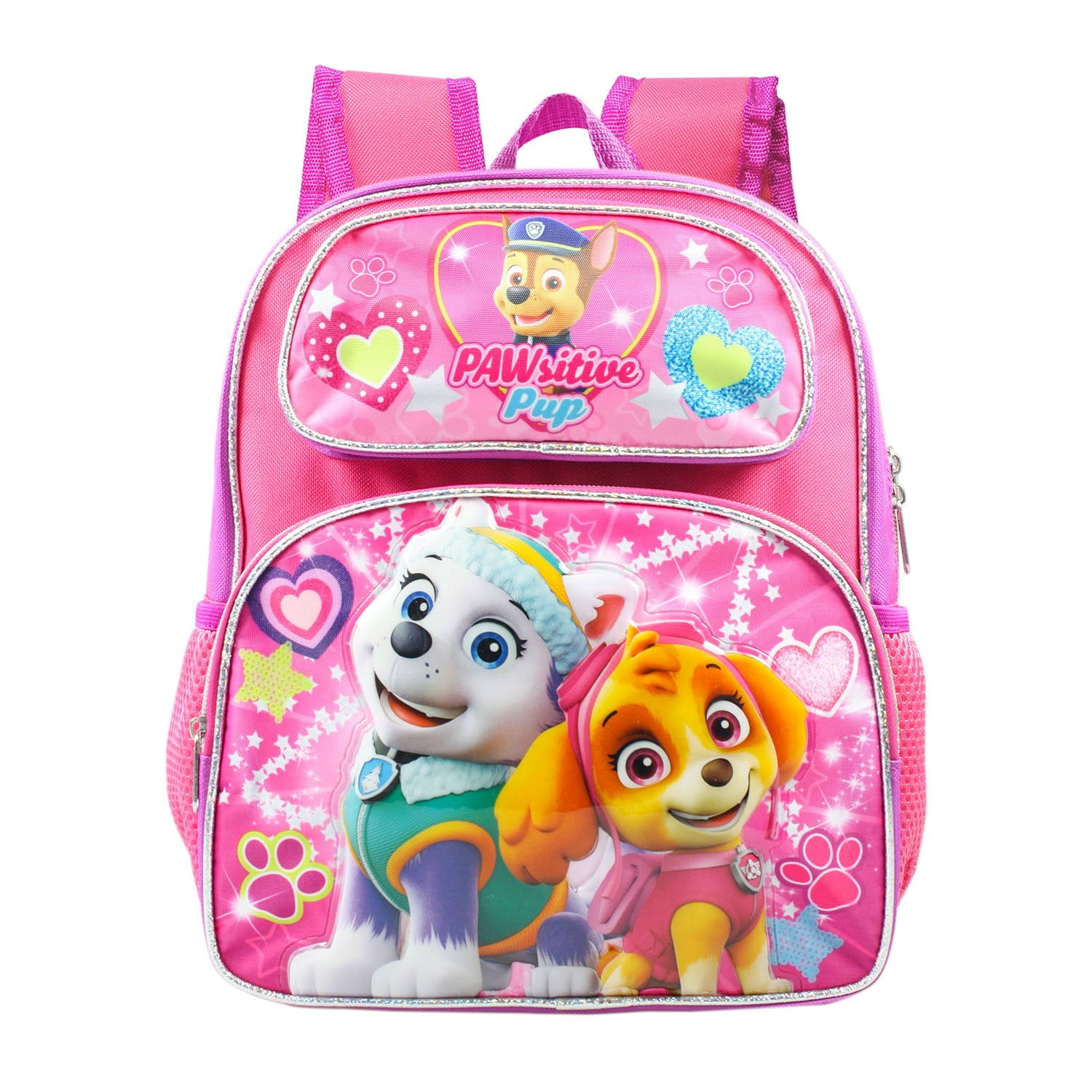 Small Backpack - Paw Patrol - Pink Skye Everest Heart 12" School Bag ...