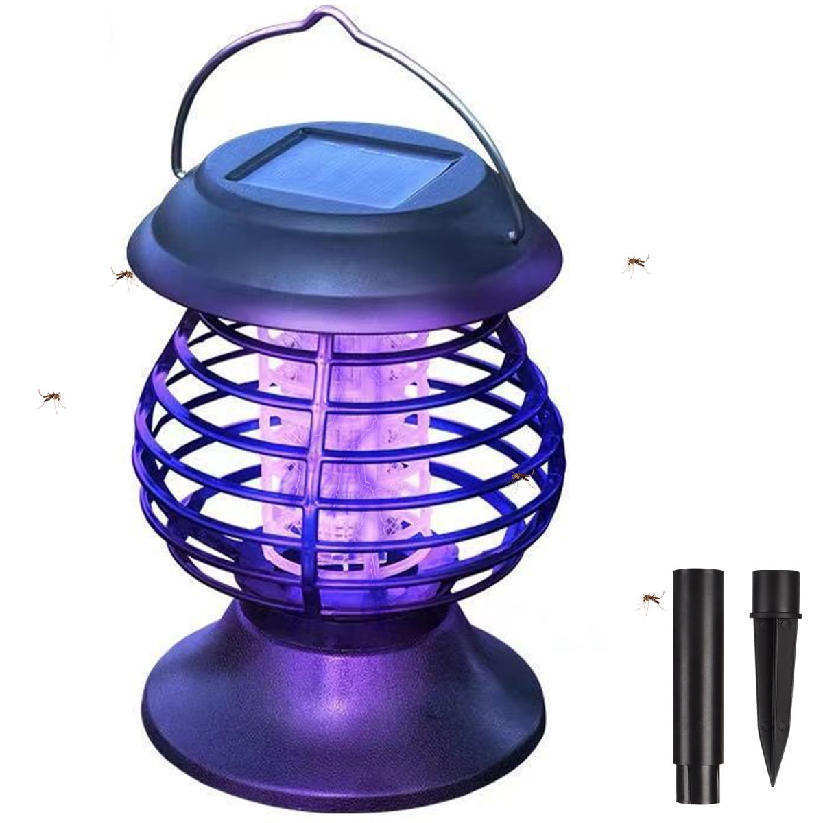 Buy Austok Solar Powered Bug Zapper, UV Light Mosquito Zapper Killer ...
