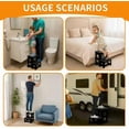 2 Step Stool Foldable, Non-Slip Steps, Folding Step Stool for Adults ...