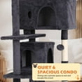 NiamVelo Sturdy Large Cat Tree Tower, Climbing Furniture Condo with ...