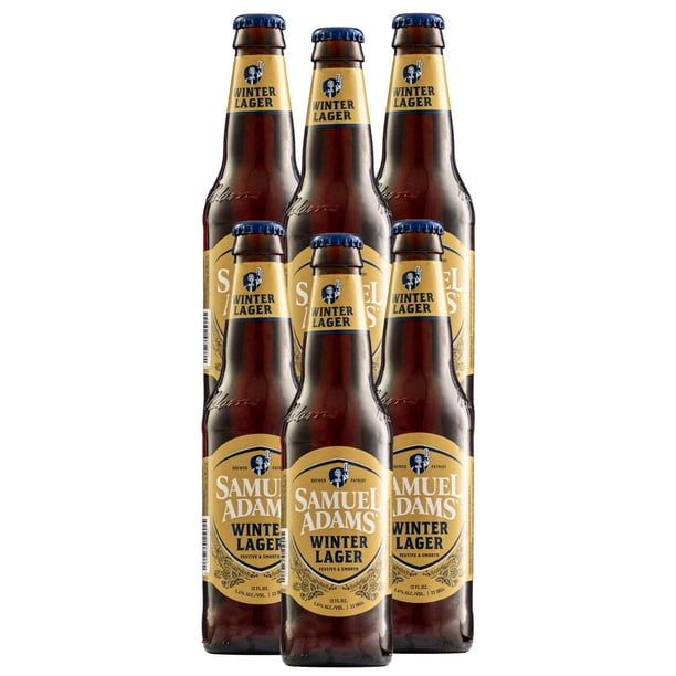 Six Pack Cerveza Samuel Adams Winter Lager 355 Ml Samuel Adams Lager ...