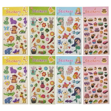 Kids Crafts Stickers - Colorful 1/2 inch Dots Labels for Children Fun ...