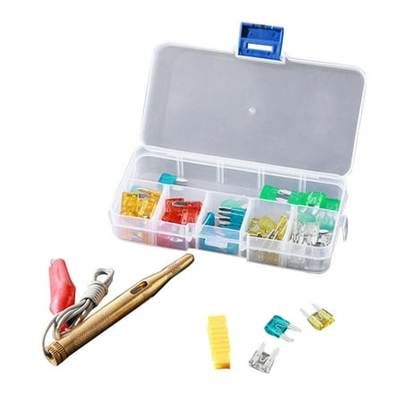 60PCS Car Auto Assortment Blade Fuse Tablets Replacement Kit Zinc ...