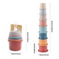 Stackable Pet Drinking Cups Interactive Training Chew Toy for Dogs Cats ...