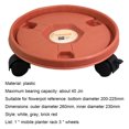 Leadrop Pot Wheels Decorative High Loading Capacity Plastic Plant Pot ...