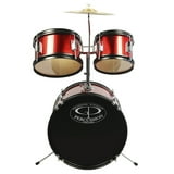 GP Percussion 5-Piece Junior Drum Set, Red - Walmart.com