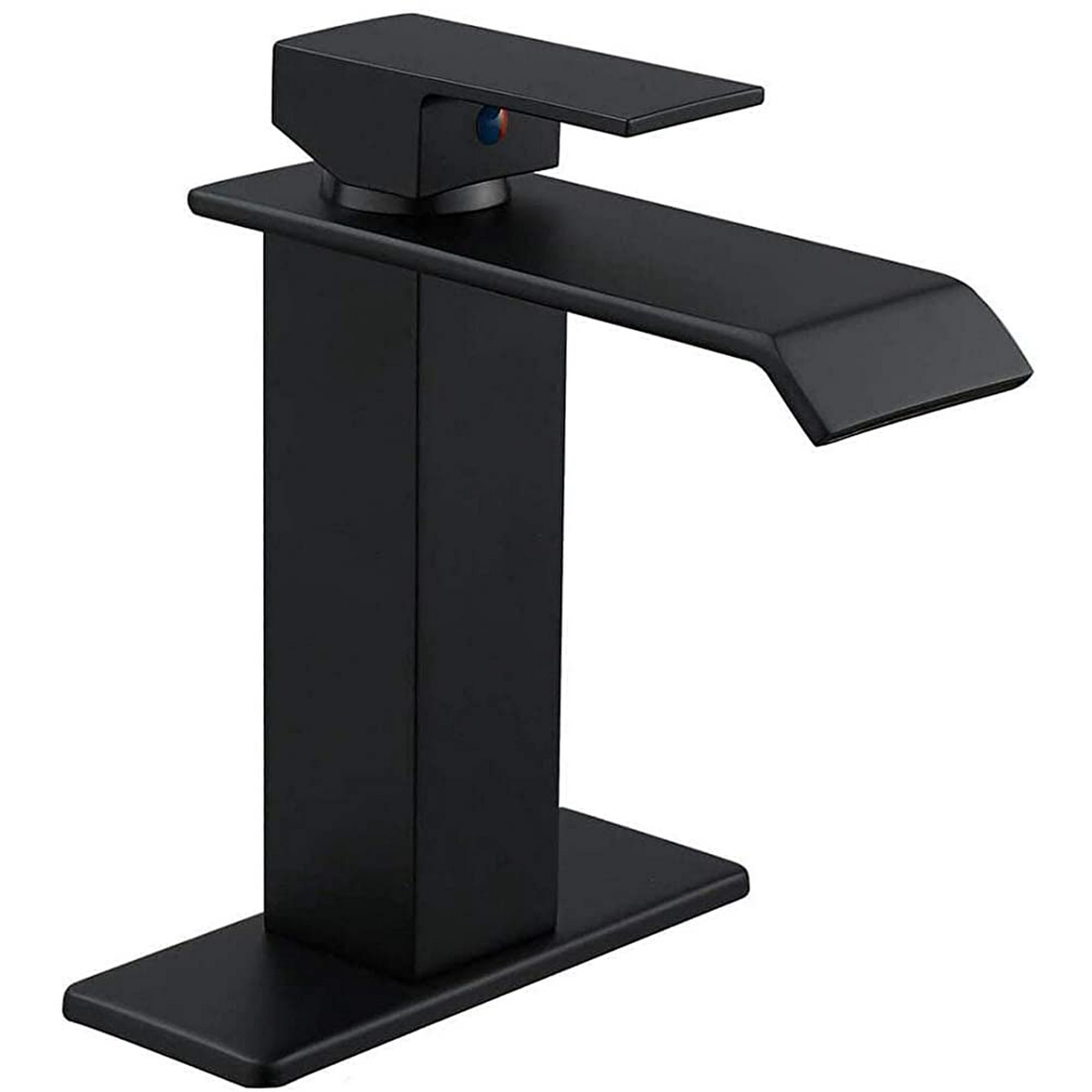 Click here for Frosthike Black Bathroom Faucet Single Hole Waterf... prices