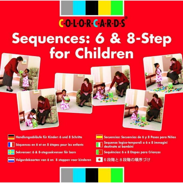 Sequences: Colorcards : 6 and 8- Step for Children - Walmart.com ...