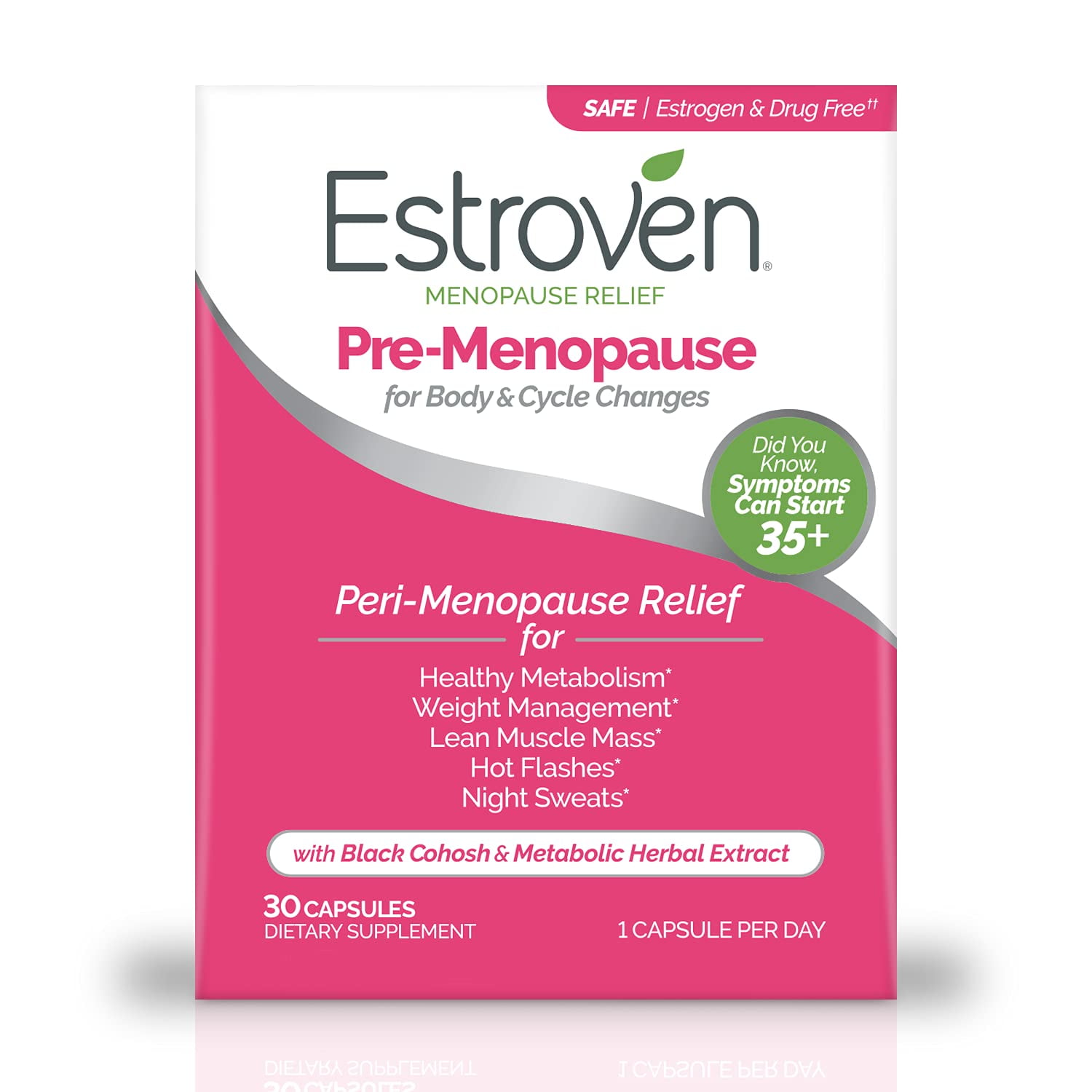 Suplemento Estroven Pre-Menopause Relief 30 comprimidos | Walmart en línea
