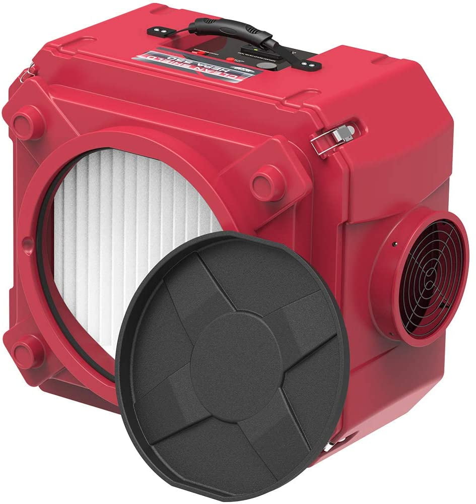 ALORAIR HEPA 550 Industrial HEPA Air Scrubber for Water Damage ...