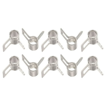 Double Wire Spring Hose Clamp, 65Mn Steel 13mm Fuel Line Silicone Tube ...