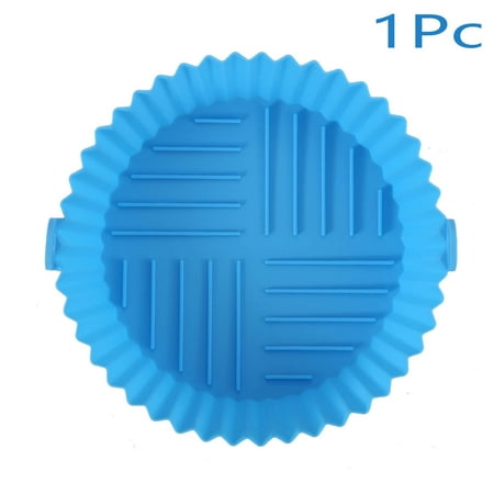 YUANOU Round air frying pan accessories silica gel tray mat barbecue ...