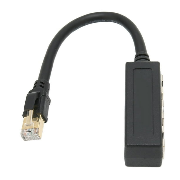 RJ45 Y Splitter Adapter, RJ45 Ethernet Adapter Cable Gold Plated Core ...