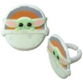 Star Wars Mandalorian Baby Yoda - 24 Cake Rings Toppers Decorations ...