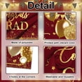 Maroon Gold Congrats Grad Backdrop Class of 2026 Graduation Background ...