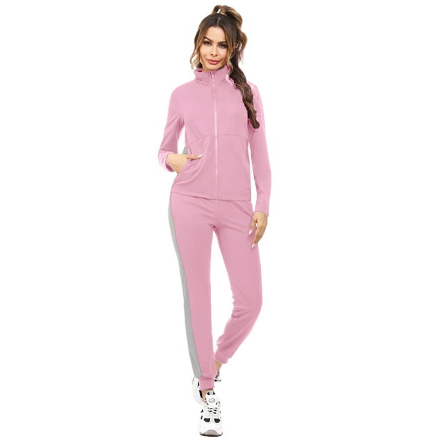 Uniexcosm Women Zip-up Tracksuits 2 Piece Set Activewear for Female - Walmart.com