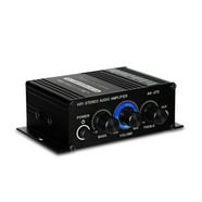 PYLE PCA1 - Compact Stereo Power Amplifier - Mini Audio Power Amp ...