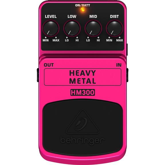 Behringer HM300 Heavy Metal Distortion Effects Pedal - Walmart.com