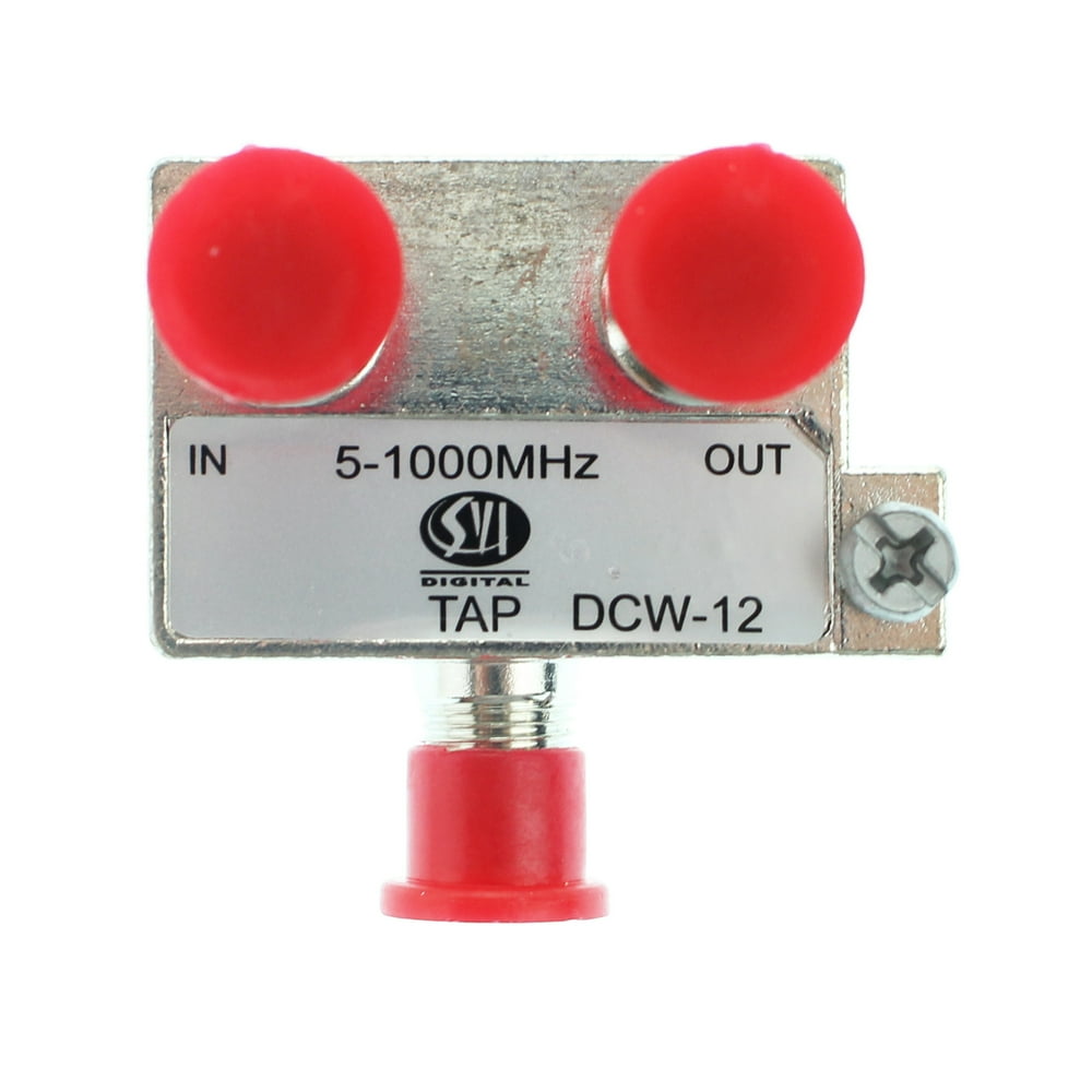SVI Digital DCW-12 Coaxial Splitter / Tap, 5-1000Mhz, 2-Way - Walmart ...