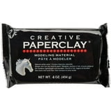 Paperclay Creative Modeling Material, Air Hardening, Natural White, 4 ...