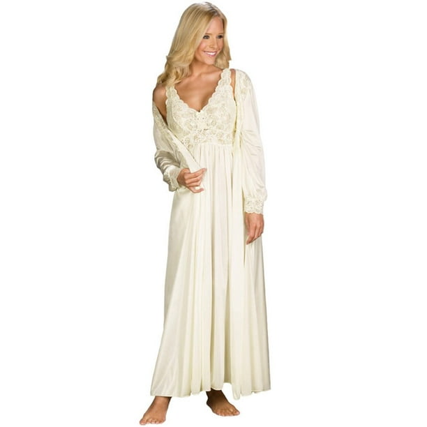 Velrose Lingerie Shadowline Silhouette Gown and Peignoir Set 51737 ...