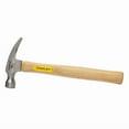16 Oz. Smooth Rip Claw Hammer With Wood Handle, Hand Tools Steel Head ...