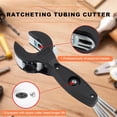 Ratcheting Tubing Cutter, 2 in 1 Close Quarters Tube Compact Cutter ...