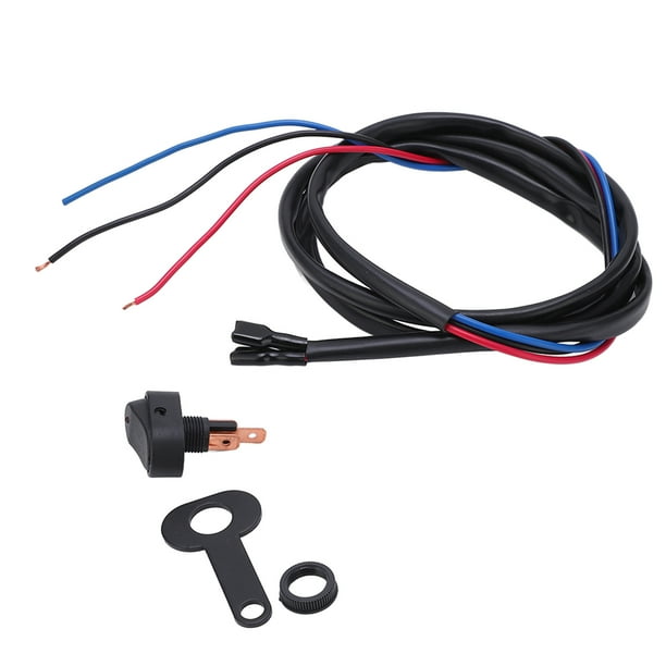 Headlight Toggle Switch, Akozon 12V Motorcycle LED Headlight Fog Light ...