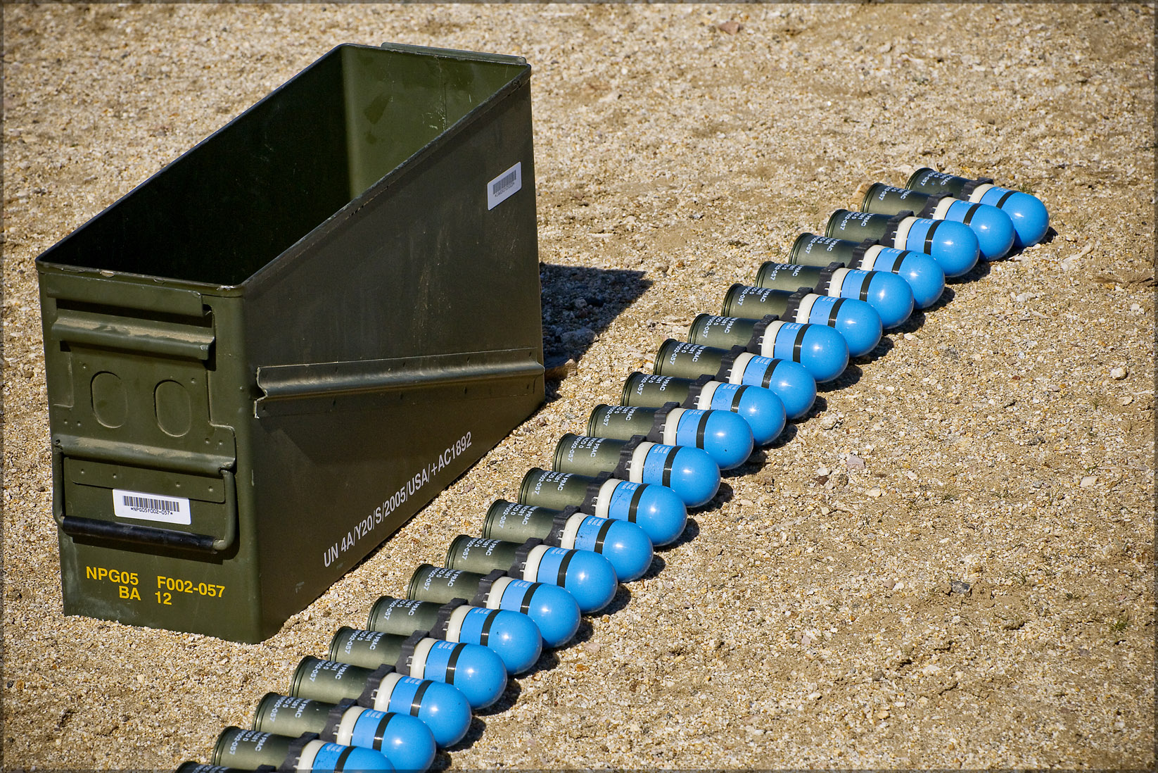 24"x36" Gallery Poster, MK281 40mm training ammunition for grenade ...