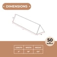 Office Depot® Brand Triangular White Tube Mailers, 2" x 18 1/4", Pack ...