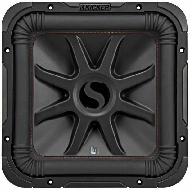 Kicker 12-inch L7R124 (45L7R124) Square Subwoofer 4-Ohm, Black ...