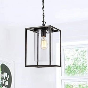 Verona Crystal Pendant Light Mini Glass Cylinder Fixture - Walmart.com