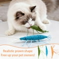 Agiufgs Wool Shrimp Cat Toy 4.72 in, Scratch-Resistant and Sturdy, for ...