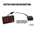 Zeiwohndc High Precisions Digital Speed Gauge LED Display for ...