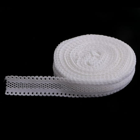 5 Yards 18mm Polyester Stretch Elastic Spandex Satin Band Lace Dress ...