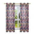 Yayeee Window Curtains Light Filtering 63"x52" Grommet Panel Pair Home ...