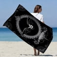 1 gothic bat pattern with gorgeous border elements, oversized soft ...