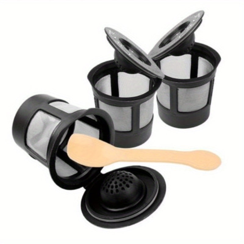 Click here for Deelleeo 4pcs-Set Reusable K Cups Coffee Filters R... prices
