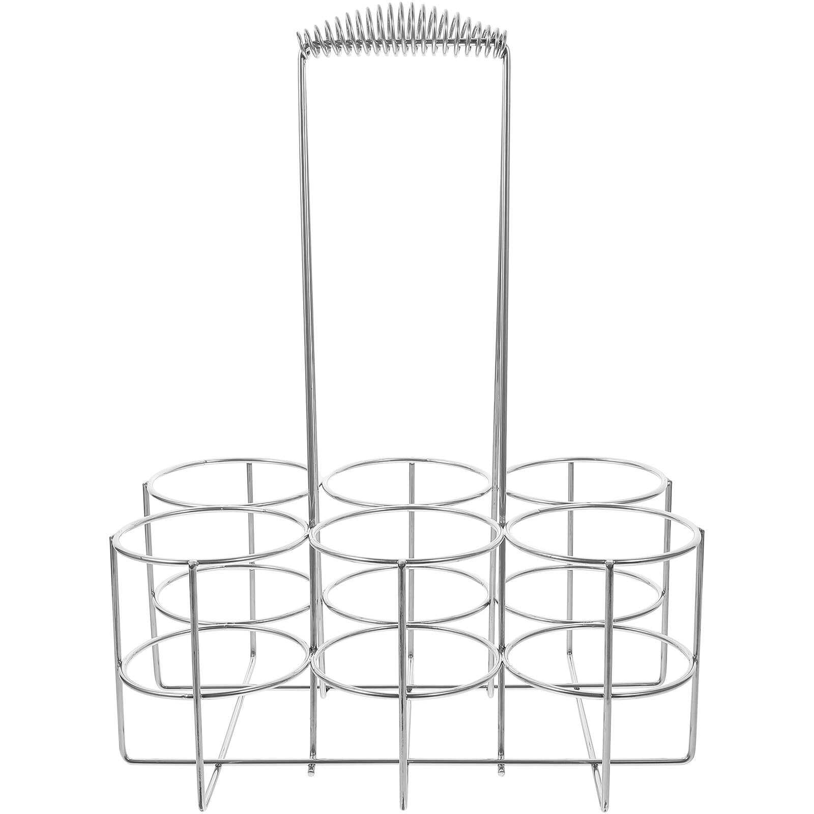 Portable Beer Bottle Carrier Metal Beer Bottle Rack Barbecue Beer ...