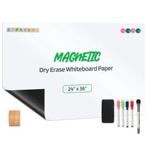 Large Magnetic Dry Erase Board with Aluminum Frame, 36 x 24, White ...