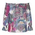 Yunafft Womens Tops Casual Loose Womens Summer Casual Printing Long