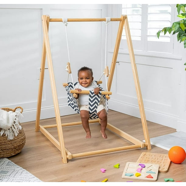 Avenlur Spruce Baby and Toddler Swing Set with Stand Children Ages 6 ...